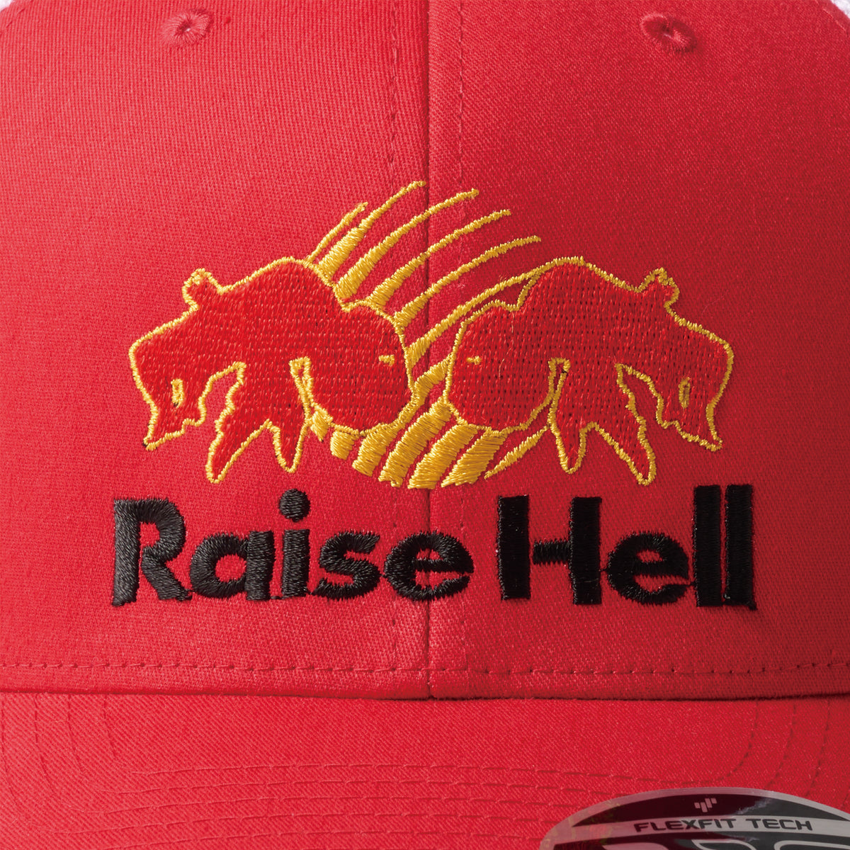 RAISE HELL TRUCKER CAP - RED – Hellrazor Online