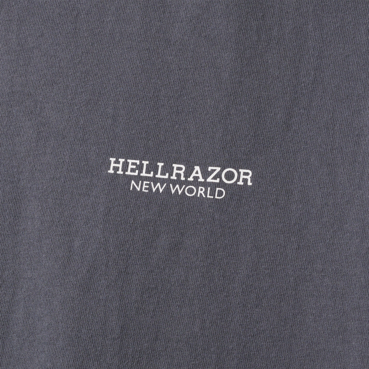 BLOCK LOGO SHIRT - ASPHALT GREY – Hellrazor Online