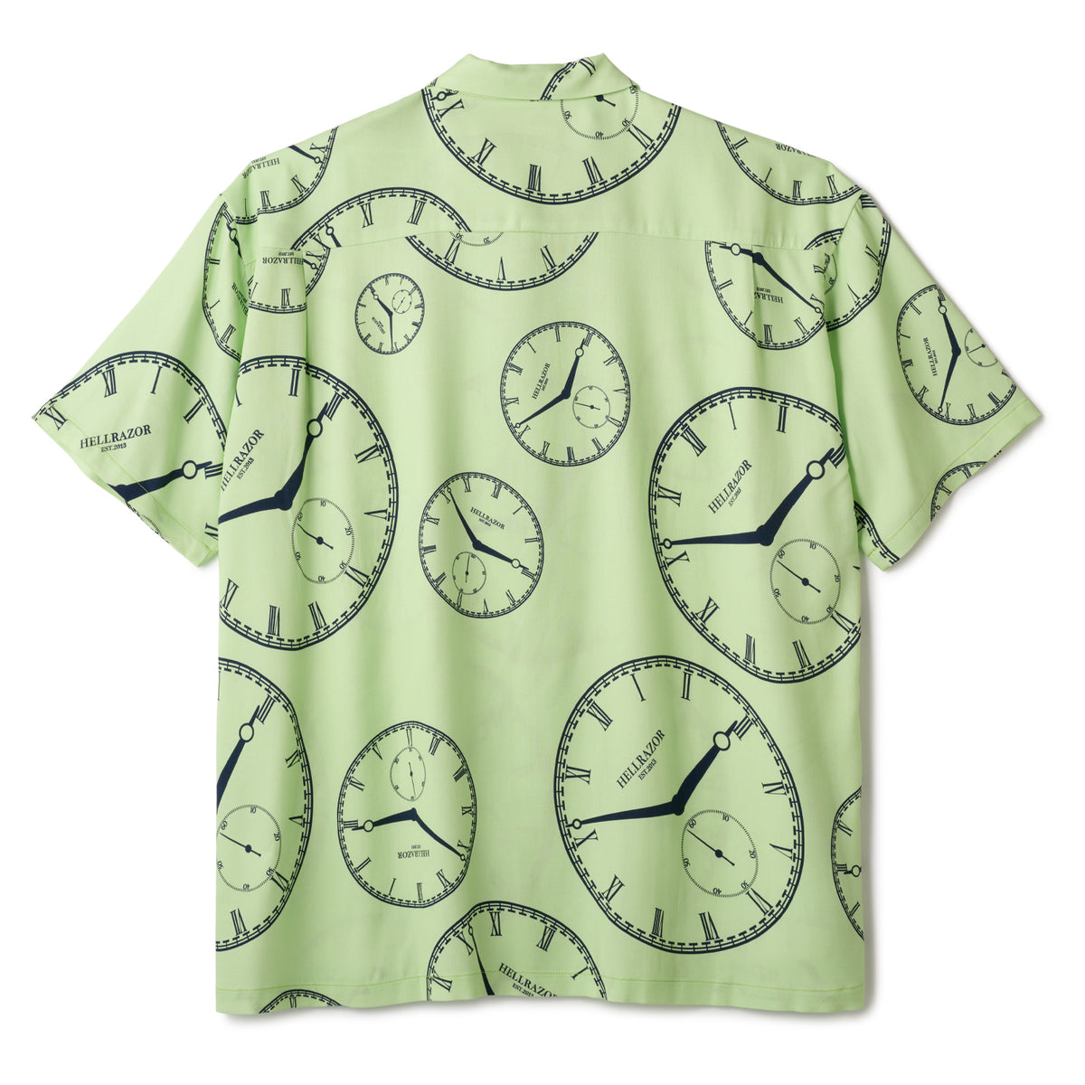 CLOCK WORK SHIRT - LIME GREEN – Hellrazor Online