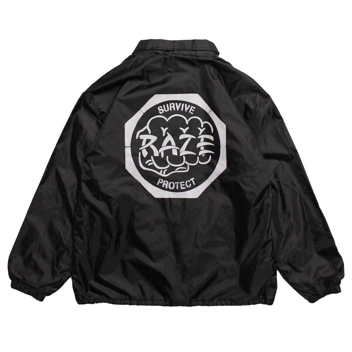 SELF DEFENSE COACH JACKET - BLACK – Hellrazor Online