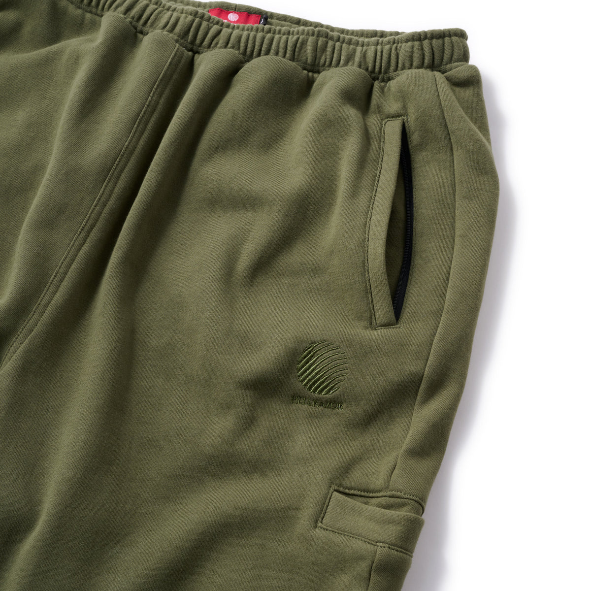 LOGO SWEAT PANTS - ARMY GREEN – Hellrazor Online