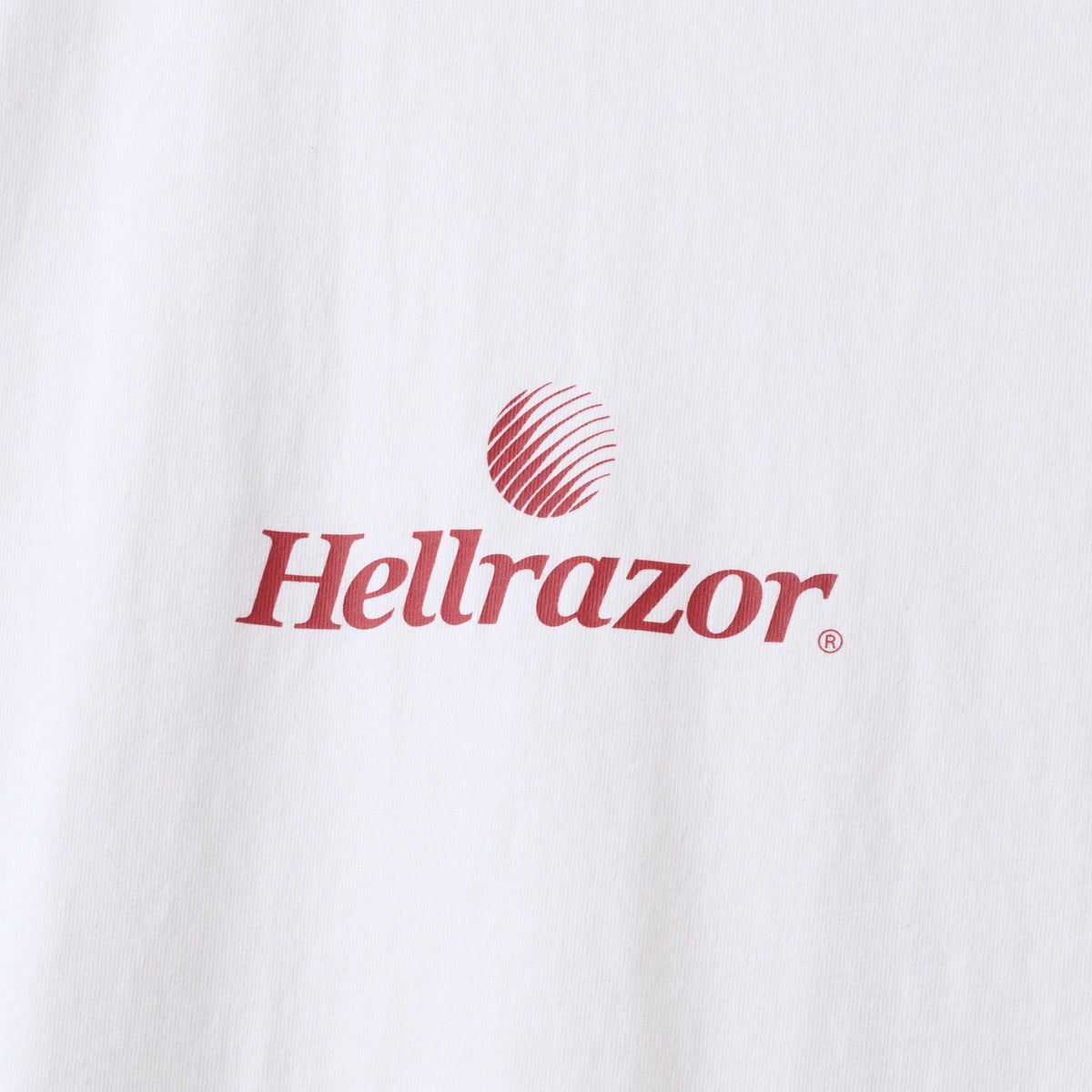 TRADEMARK LOGO SHIRT - WHITE – Hellrazor Online