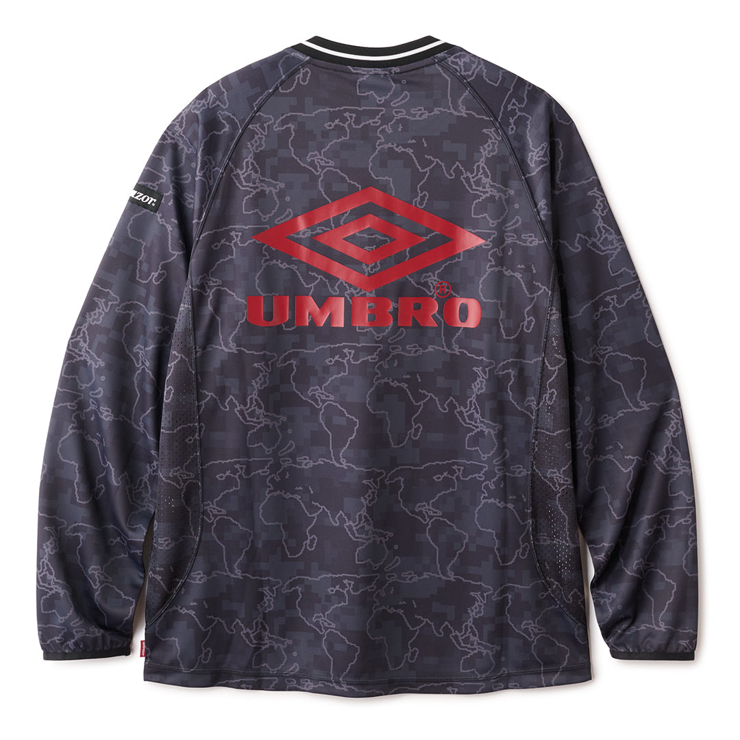 UMBRO NEW WORLD DIGITAL CAMO FOOTBALL JERSEY - STEALTH BLACK ...